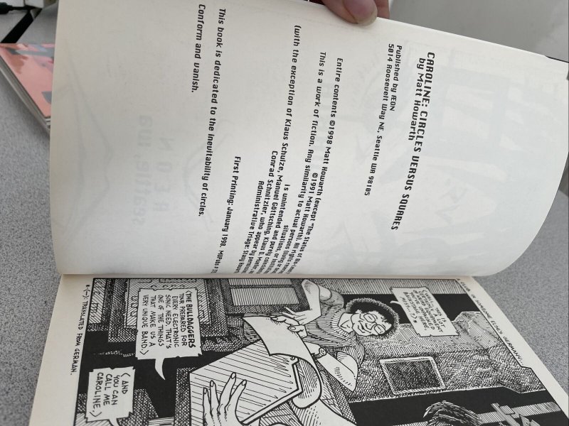 Caroline : Circle Versus Squares Matt Howarth | Comic Books - Modern ...