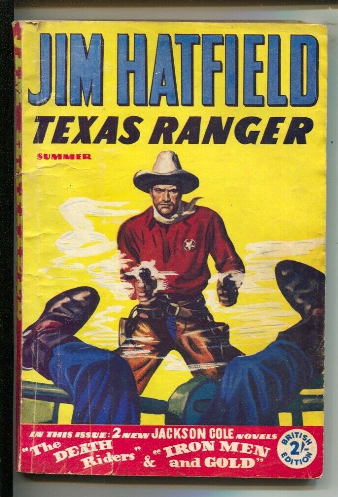 Jim Hatfield Texas Ranger #2-Summer 1959-British edition-original cover ...