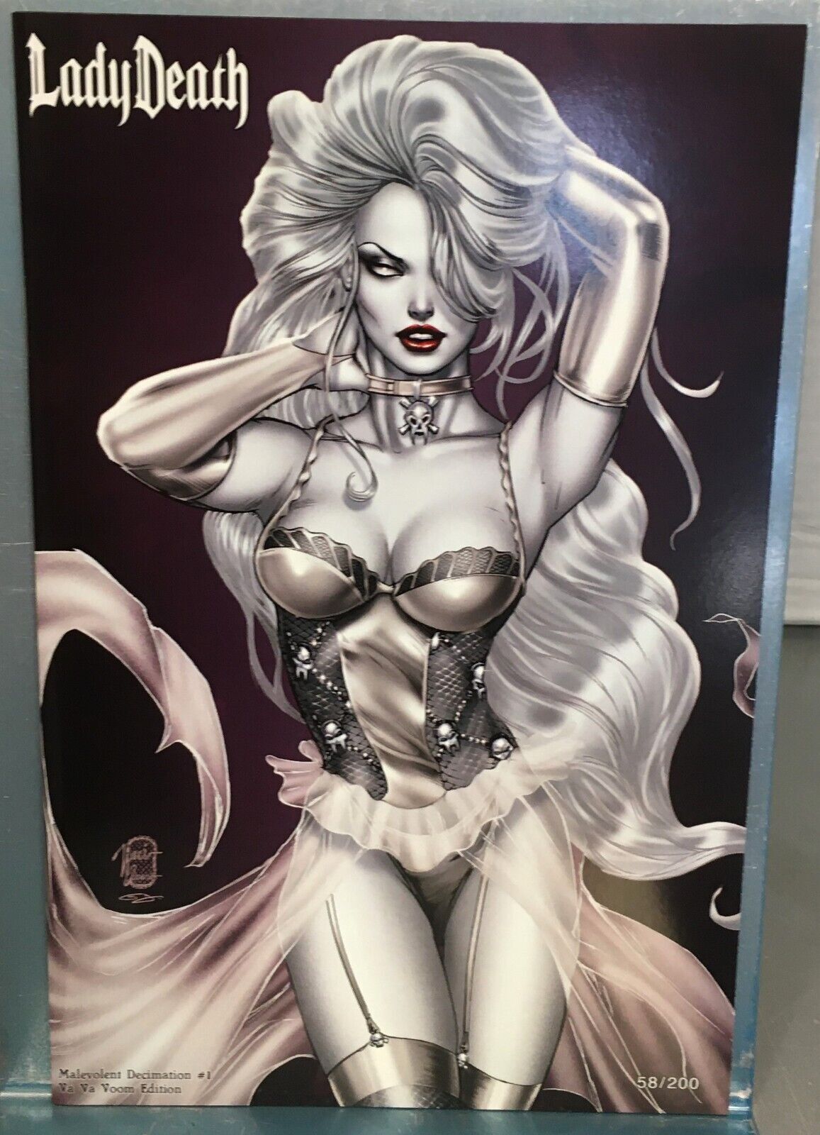 Lady Death: Malevolent Decimation #1 - VA VA Voom Edition - LE 58/200 Wh | Comic Books - Modern ...