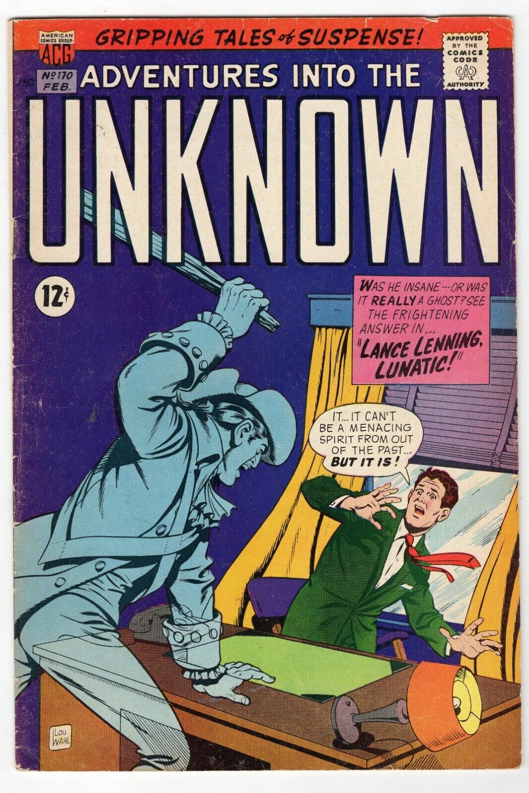 Adventures into the Unknown #170 VINTAGE 1967 ACG Comics | Comic Books ...