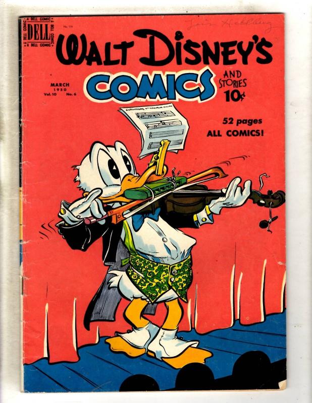 Walt Disneys Comics And Stories 114 Fn Golden Age Dell Comic Book