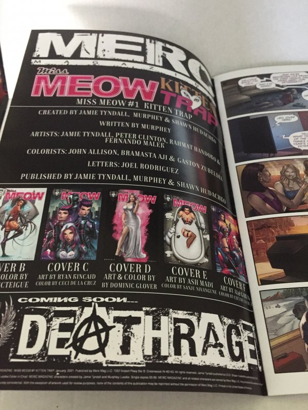 2022 Fan Expo Merc Publishing Miss Meow #1 Jamie Tyndall Naughty Virgin ...