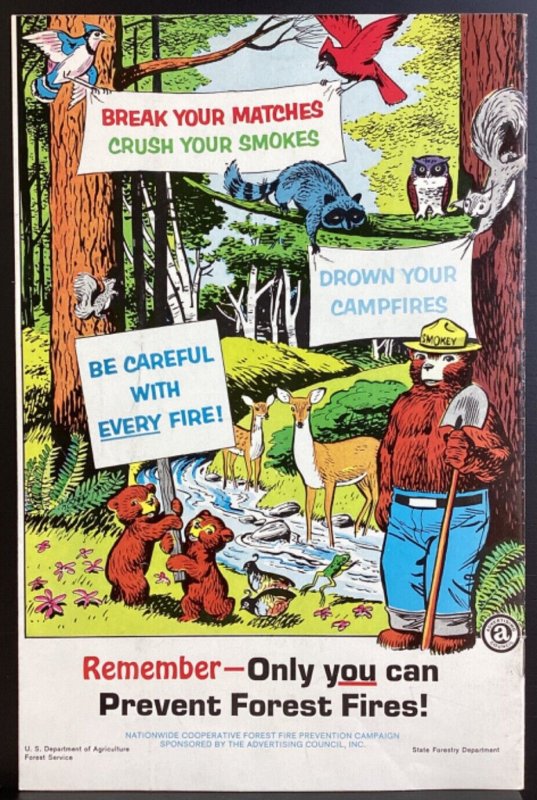 The True Story of Smokey Bear - Forest Fire Prevention Promo comic 1969 ...