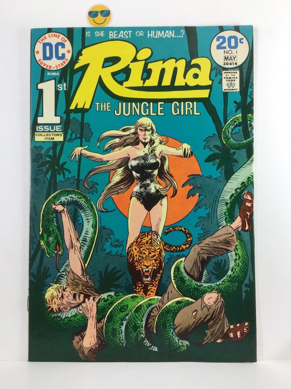 Rima, the Jungle Girl #1 (1974)FN-VFN Key 1st app Rima in DC ;adapted ...