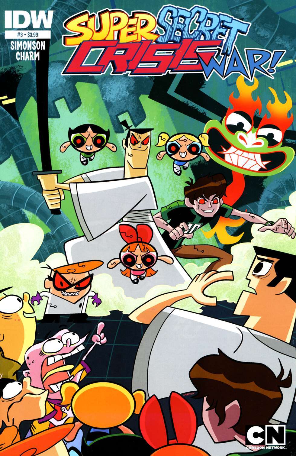 Super Secret Crisis War! #3 FN ; IDW | Cartoon Network Samurai Jack ...