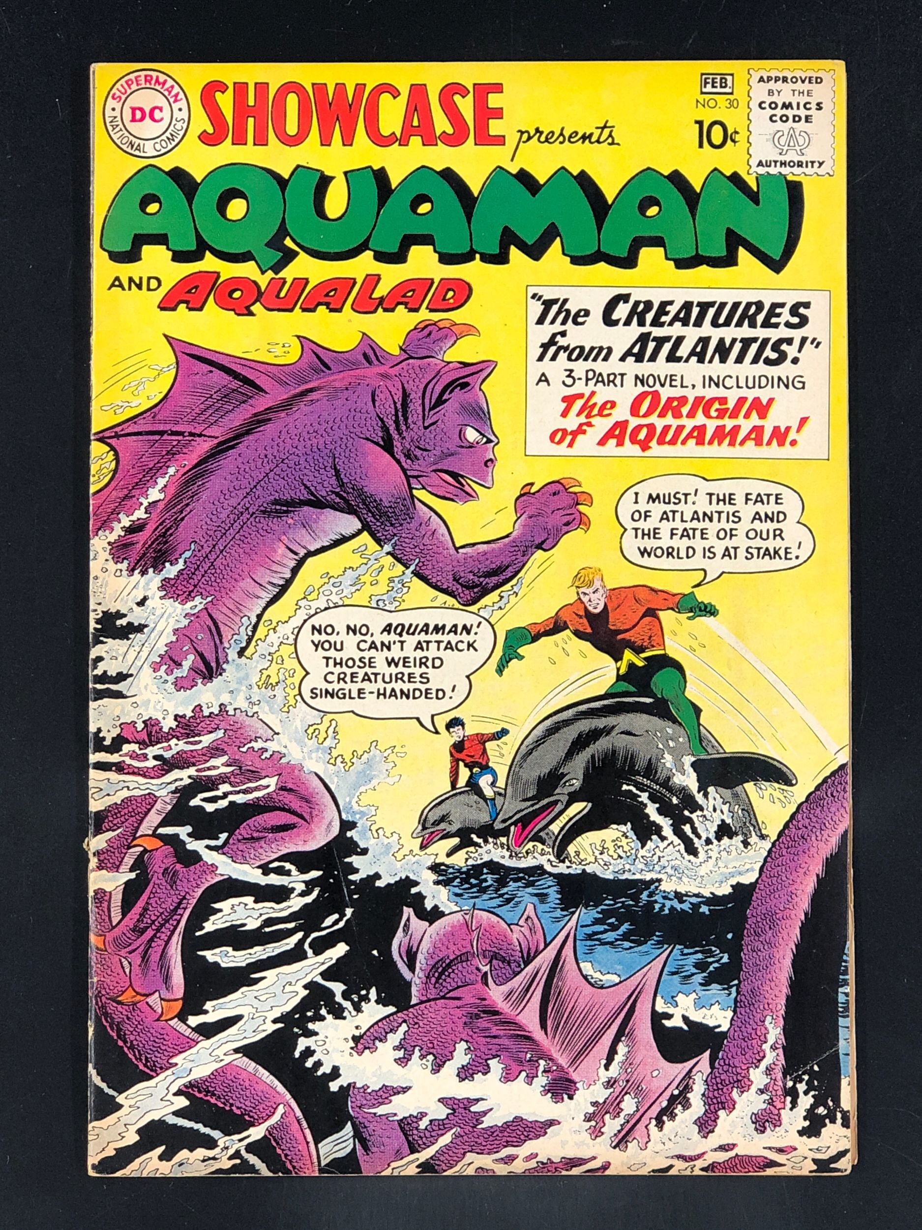 Showcase #30 (1961) VG/FN First Solo Issue Featuring Aquaman + Origin ...