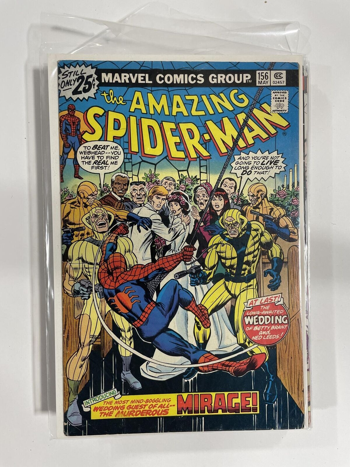 The Amazing Spider-Man #156 (1976) Spider-Man [Key Issue] FN10B245 FINE ...