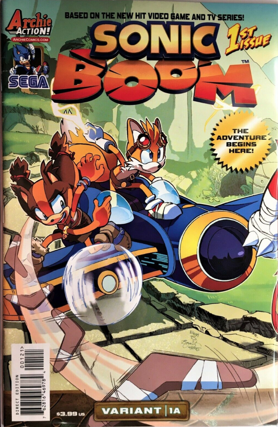 Sonic Boom #1 Sega SET of 4 Covers Archie Comics NM. | Comic Books ...