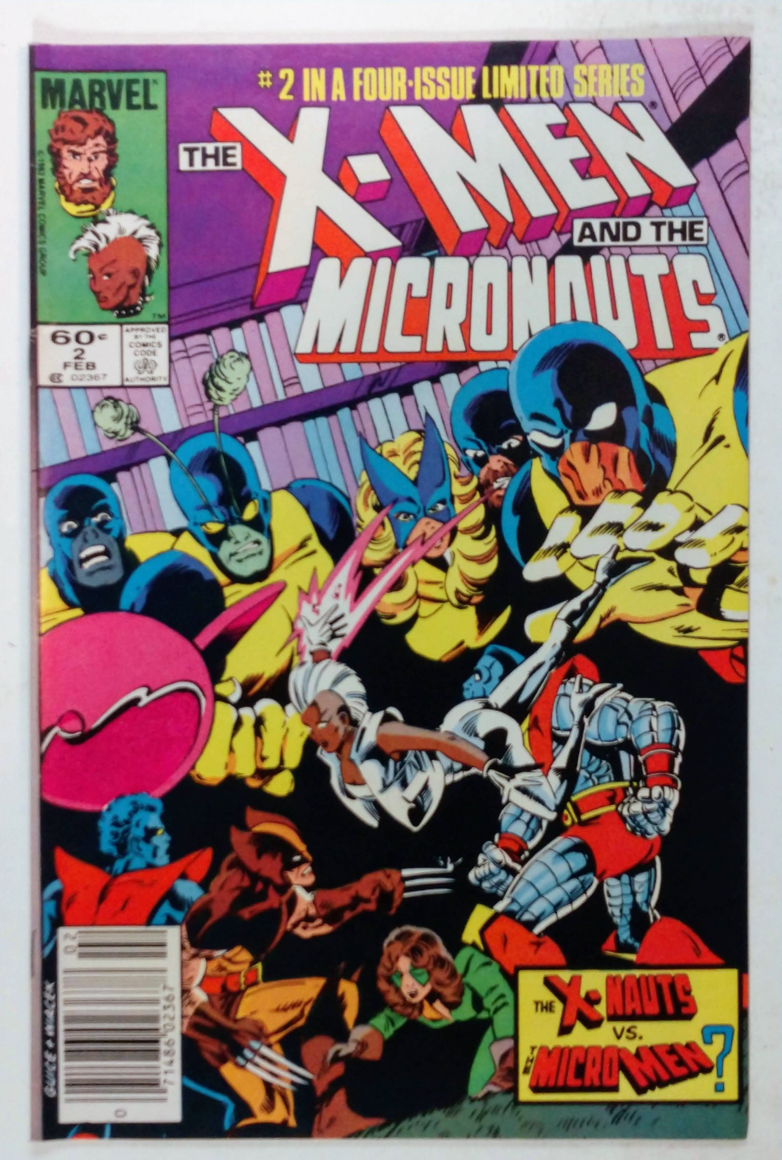 The X-Men and The Micronauts #2 (1984)NEWSSTAND | Comic Books - Copper ...