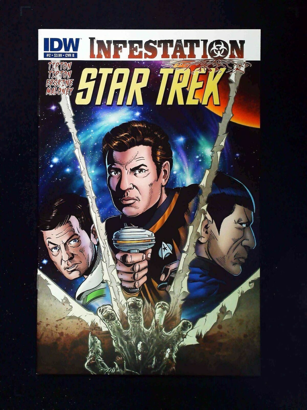 Star Trek Infestation #2B Idw Comics 2011 Nm- Maloney And Purcell Variant | Comic Books - Modern ...
