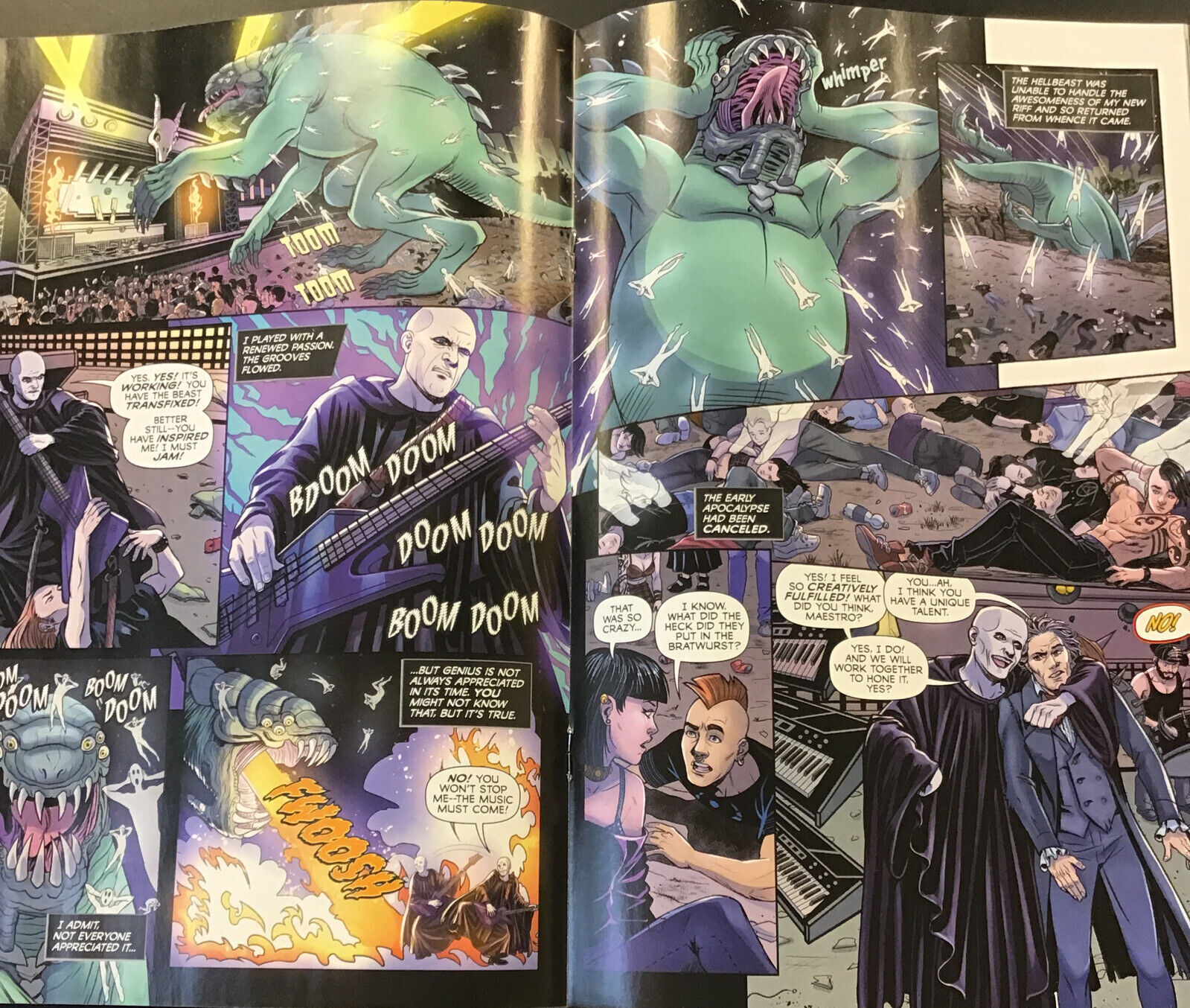 Bill & TED Present Death #1 Opus 1:5 Matthew Skiff Monster Mash UP ...