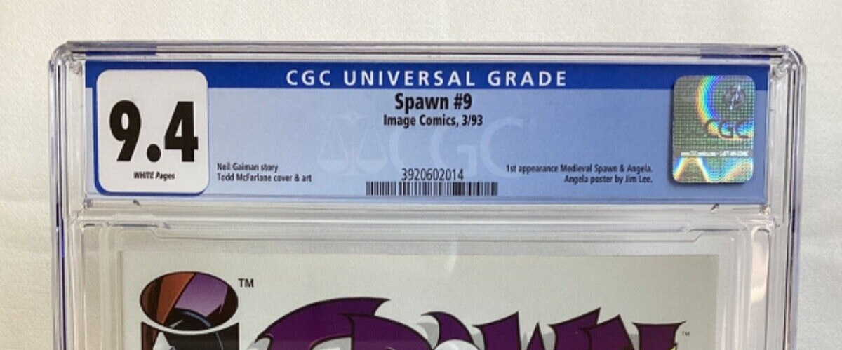 Spawn #9 - CGC 9.4 - Image - 1993 - 1st Medieval Spawn! 1st Angela ...
