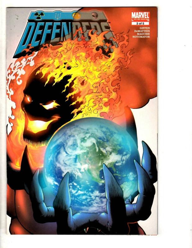 Lot Of 8 Marvel Comic Books Digitek 1 2 3 4 + Defenders 3 4 5 + Diecut ...