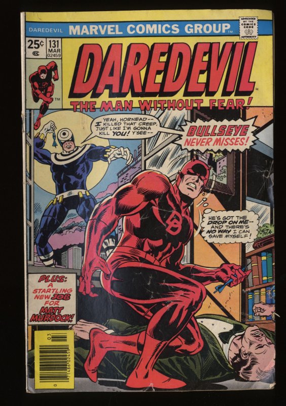 Daredevil #131 GD/VG 3.0 1st Bullseye! Marvel Comics | Comic Books ...