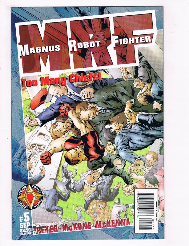 Magnus Robot Fighter #5 NM Valiant Acclaim Comics Comic Book Sept 1997 ...