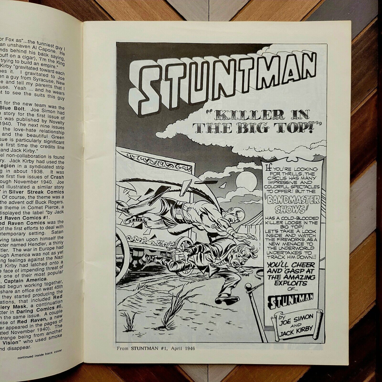 SIMON & KIRBY CLASSICS #1 ft. STUNTMAN (1987) FN/VF Joe Simon & Jack ...