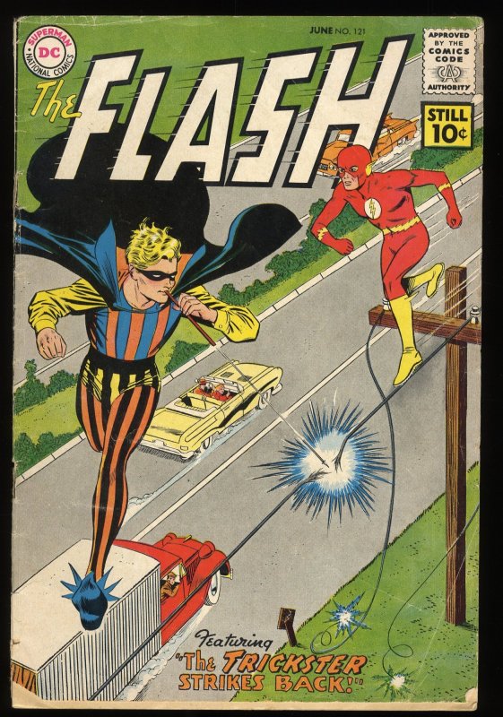 Flash #121 The Trickster Strikes Back! Carmine Infantino Cover! | Full ...