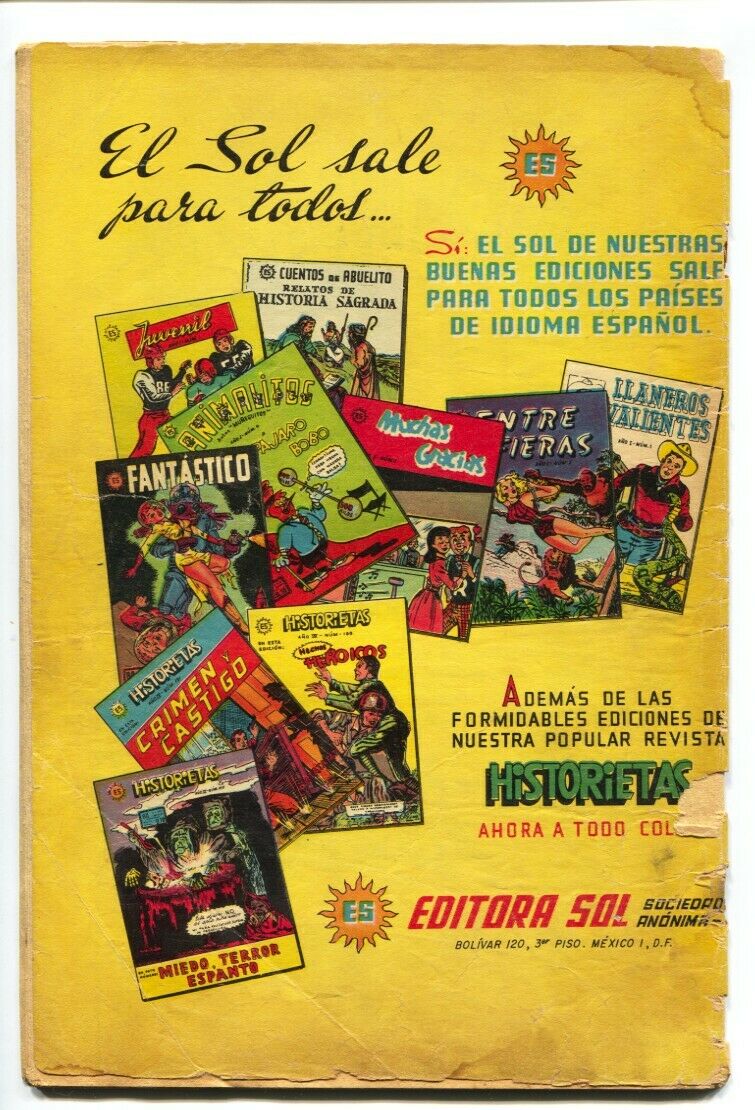 Fantastico #8-1955-Mexican Horror/Sci-Fi-JOE MANEELY comic book | Comic ...