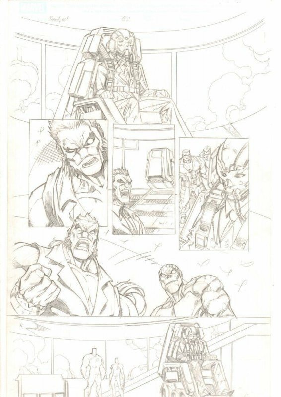 Deadpool #62 p.? - T-Ray & Slayback - 2012 Signed art by Ale Garza ...