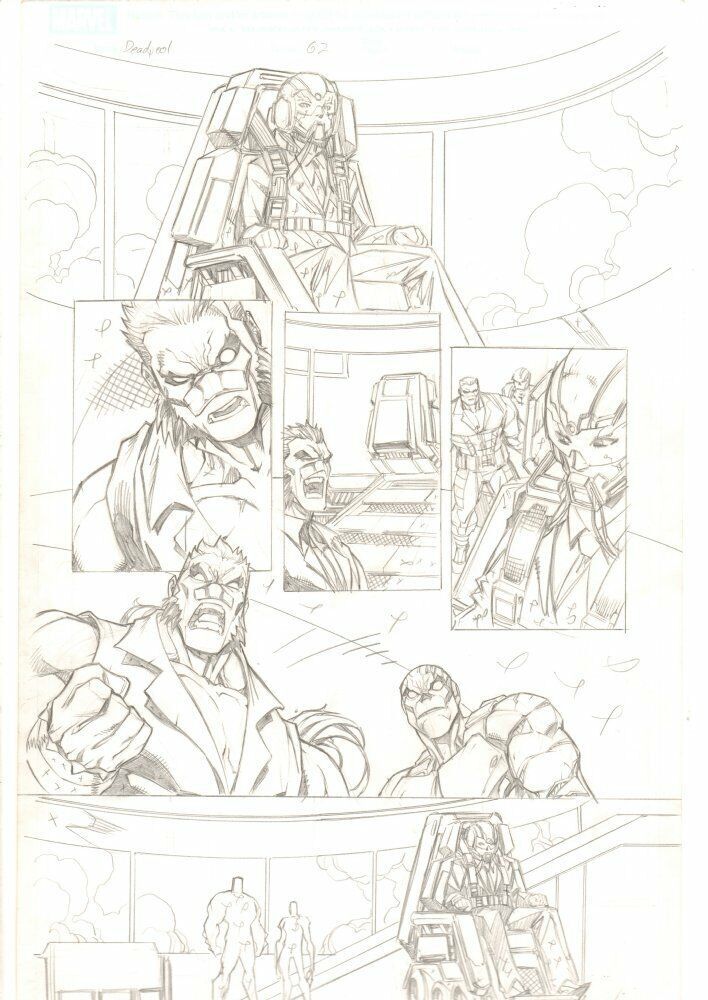 Deadpool #62 p.? - T-Ray & Slayback - 2012 Signed art by Ale Garza ...