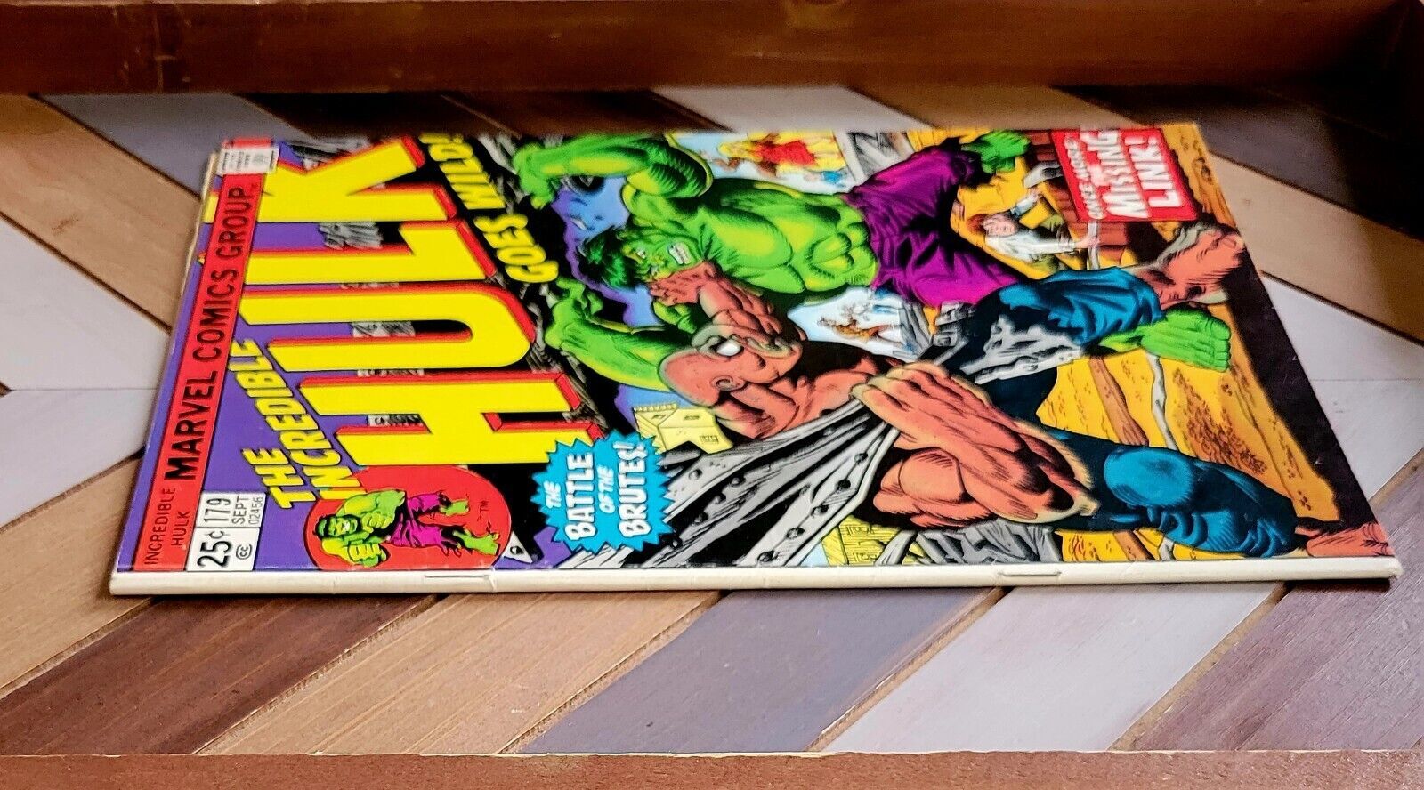 Incredible Hulk #179 FN (Marvel 1974) Return of the Missing Link, MVS ...