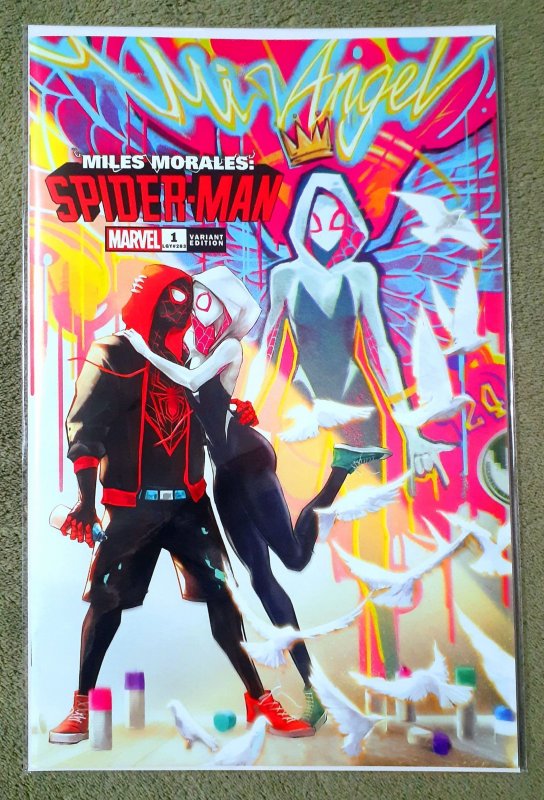 Miles Morales Spider-Man #1 (2023) SpiderVerse Gwen Peter Miguel Spot ...