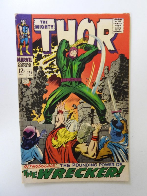 Thor #148 (1968) 1st appearance of The Wrecker FN condition | Comic ...