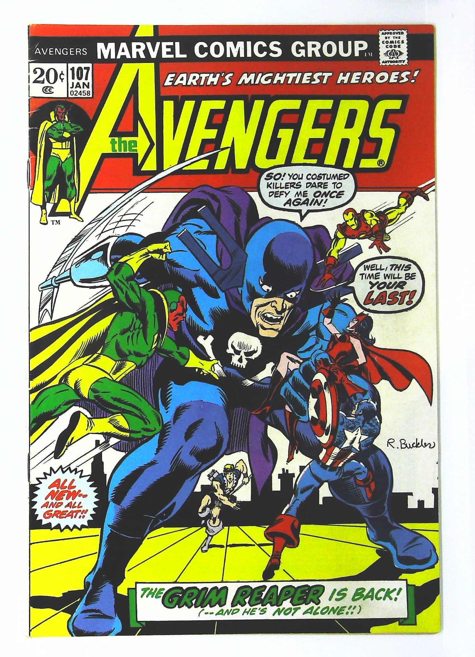 Avengers (1963 series) #107, VF (Actual scan) | Comic Books - Silver ...