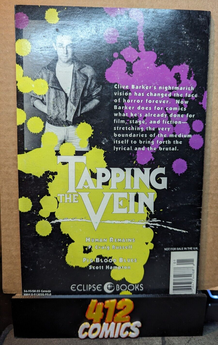 Tapping The Vein # 1 Clive Barker Eclipse Comic- Rare 1989 - -Combine Ship | Comic Books ...