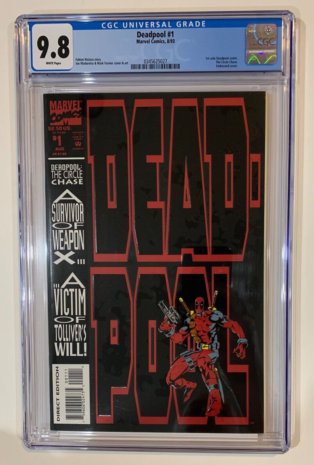 (1993) DEADPOOL #1 mini series! 1st Solo Series! | Comic Books - Modern ...