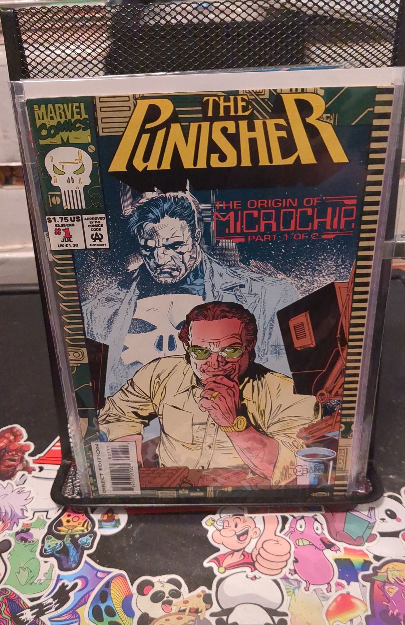 Punisher: Origin of Microchip #1 (1993) | Comic Books - Modern Age ...