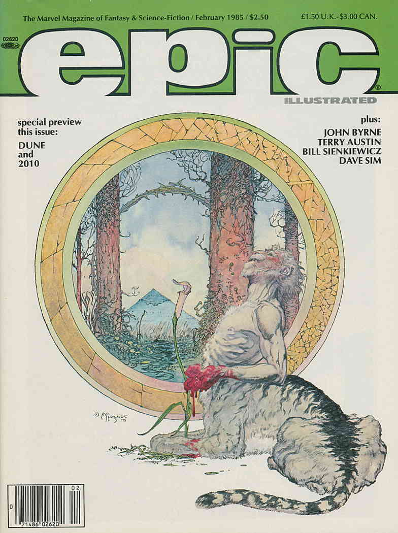 Epic Illustrated Issue #28 VG ; Epic | low grade comic February 1985 ...