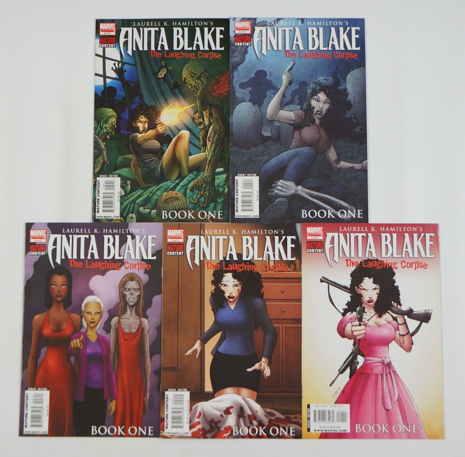 Anita Blake Vampire Hunter: the Laughing Corpse #1-5 FN/VF complete ...