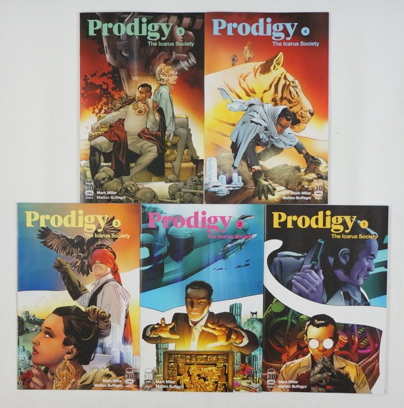 Prodigy: the Icarus Society #1-5 VF/NM complete series Image Mark ...