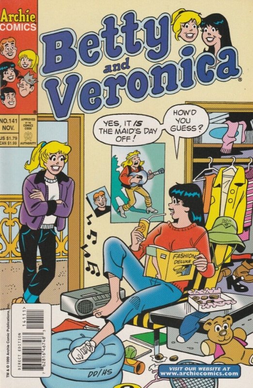 Betty and Veronica #141 FN ; Archie | Messy Room Joke | Comic Books ...
