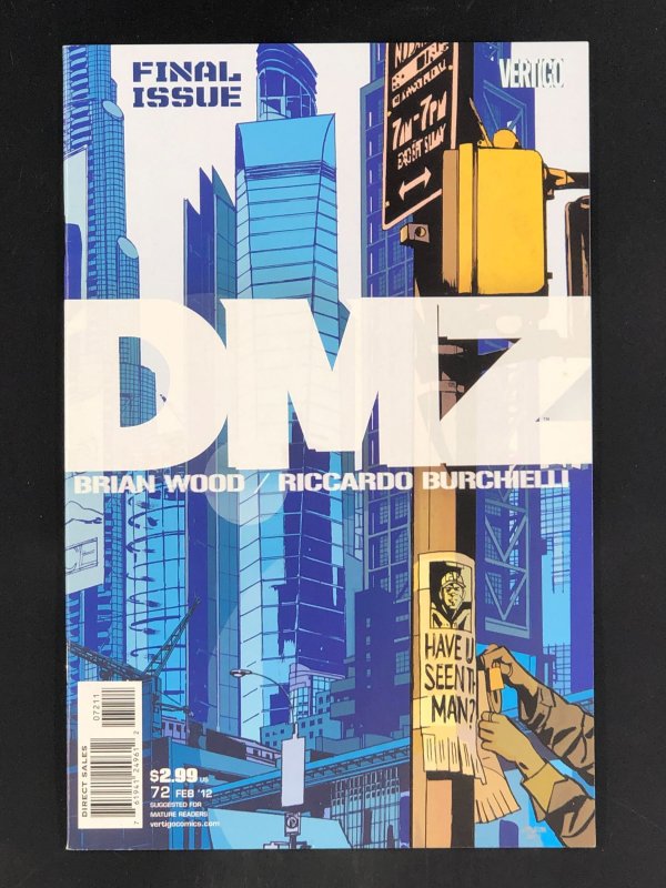 DMZ #72 (2012) | Comic Books - Modern Age, DC Comics, Horror & Sci-Fi ...