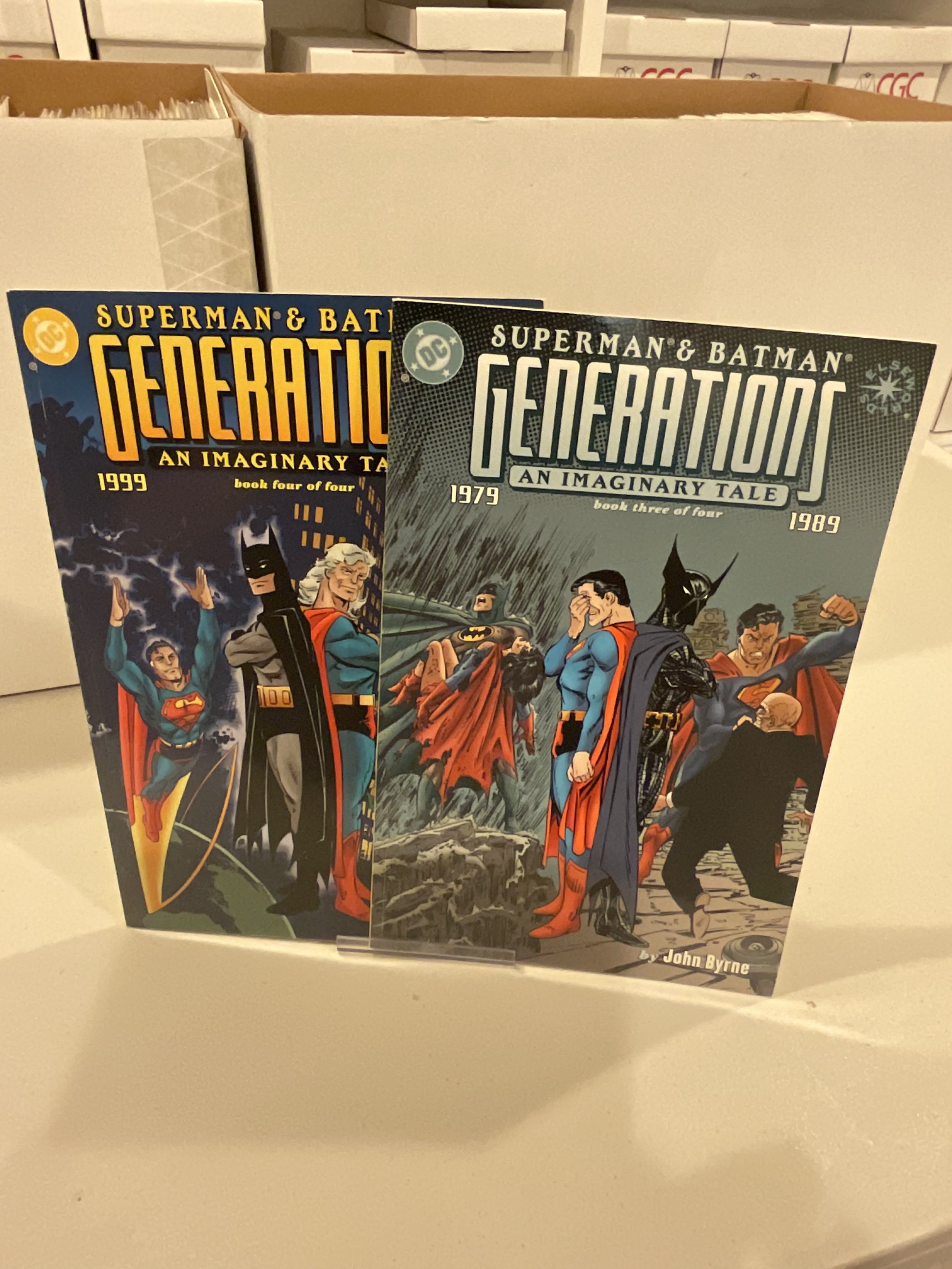 Generations Complete Set 1-4 John Byrne! Prestige Format! 1999 | Comic ...