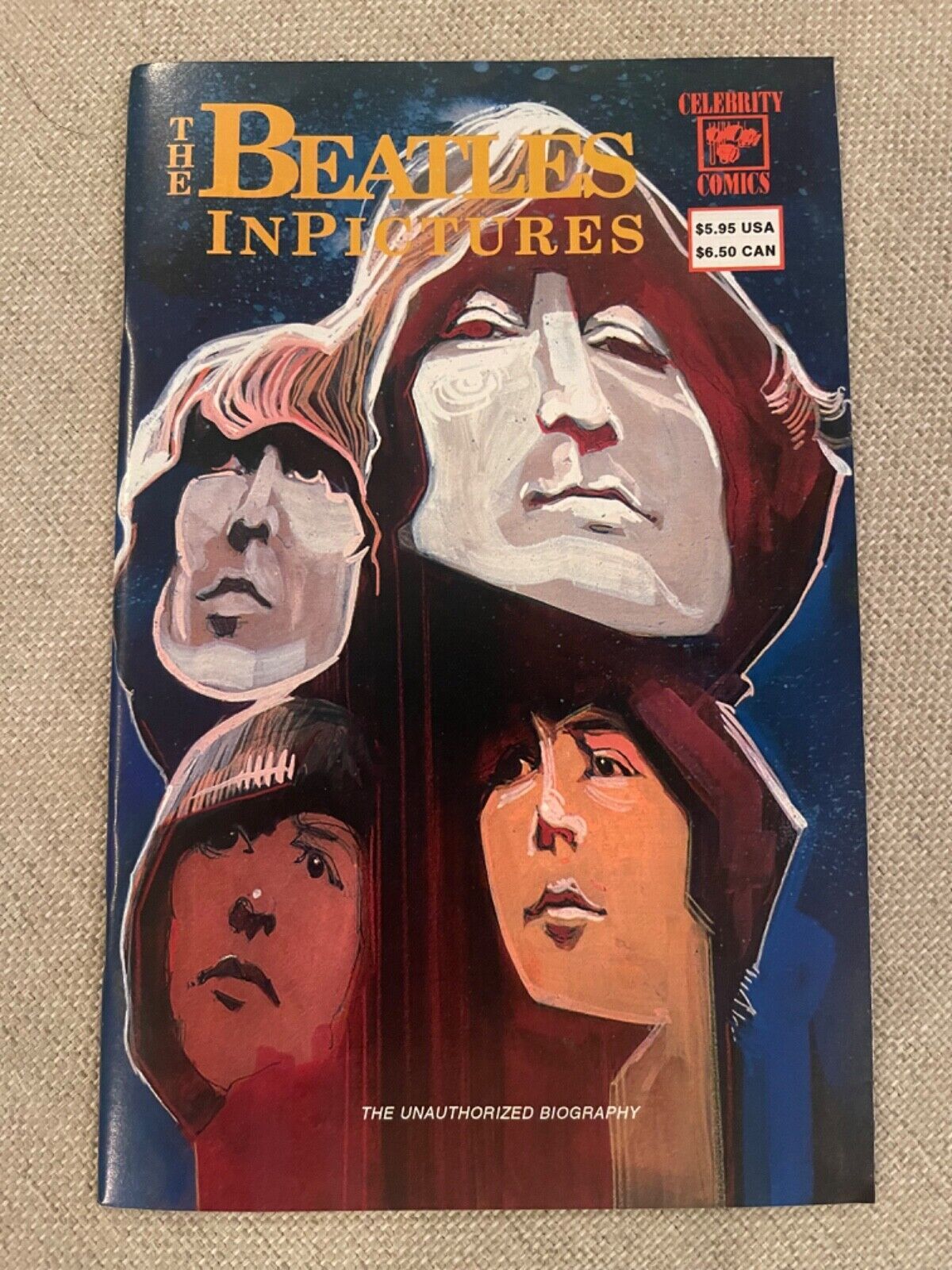 The Beatles In Pictures Celebrity Comics Comic Book # 1 NM July 1992 15 ...