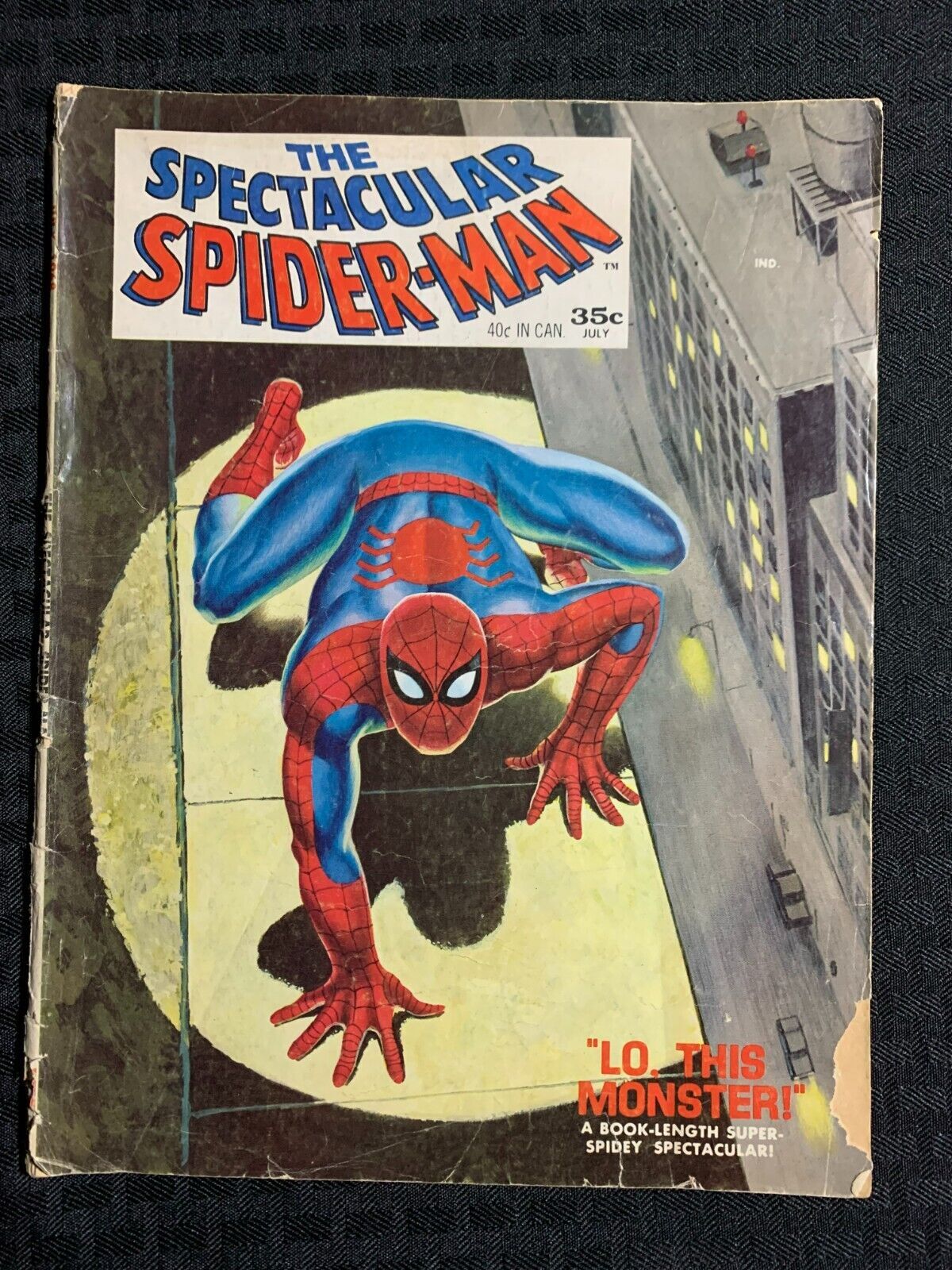 1968 THE SPECTACULAR SPIDER-MAN Magazine #1 GD+ 2.5 John Romita | Comic ...