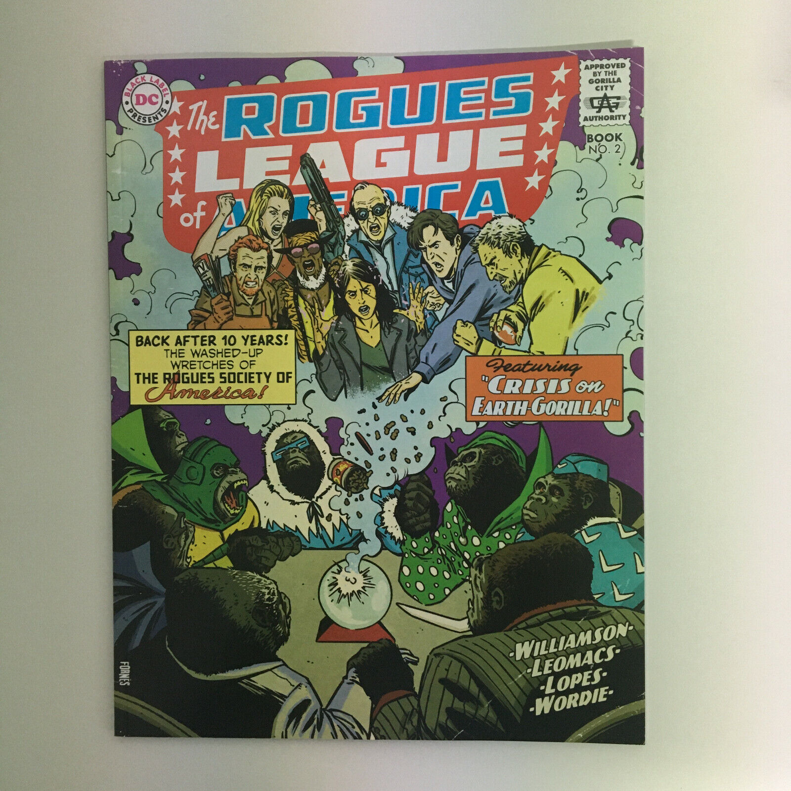 Rogues #2 - 1:25 Fornes Variant Cover - Justice League Homage - Black ...