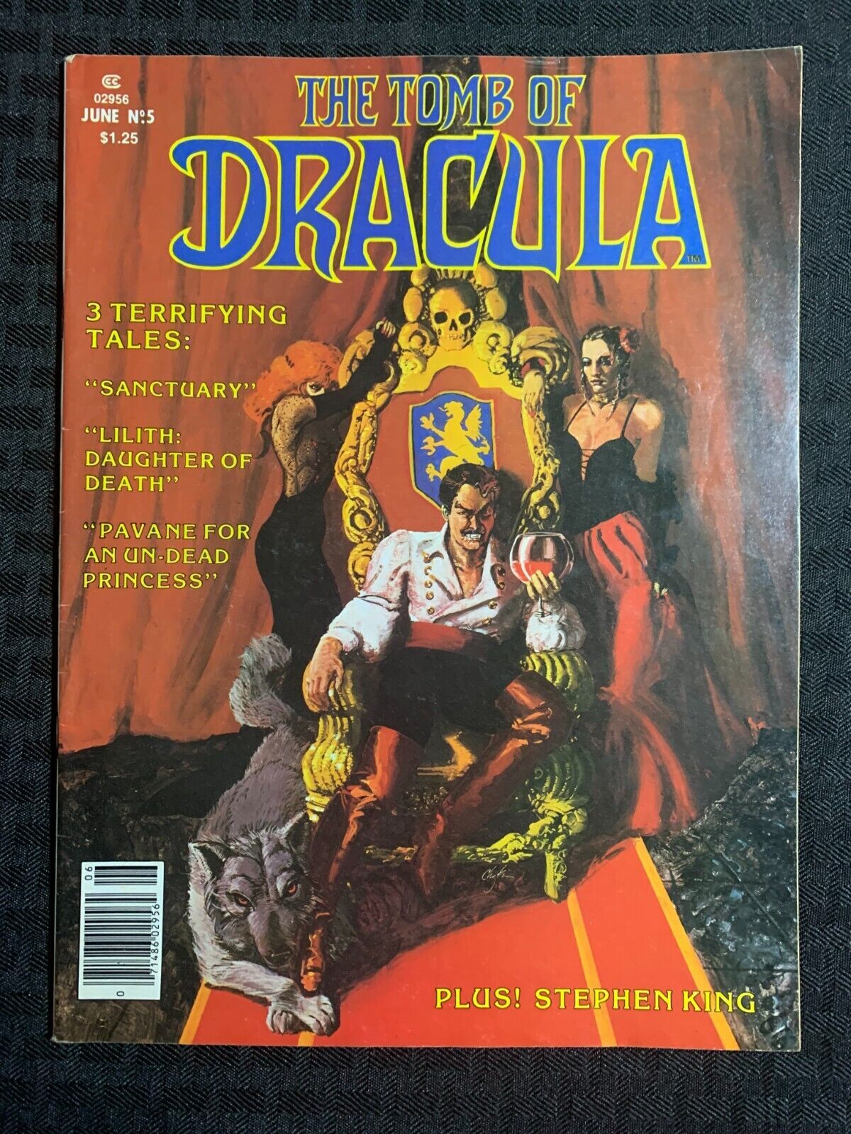 1980 TOMB OF DRACULA Magazine #5 VG+ 4.5 Gene Colan Sanctuary / Stephen ...