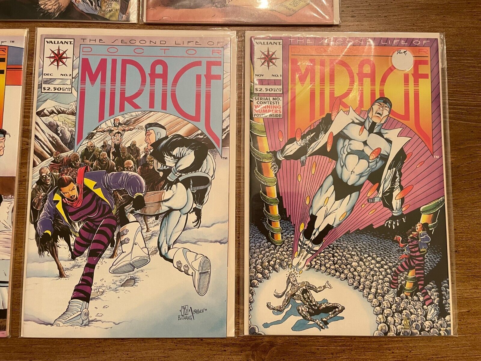 Lot Of 5 Doctor Mirage Valiant Comic Books # 1 2 3 4 5 Second Life Of ...