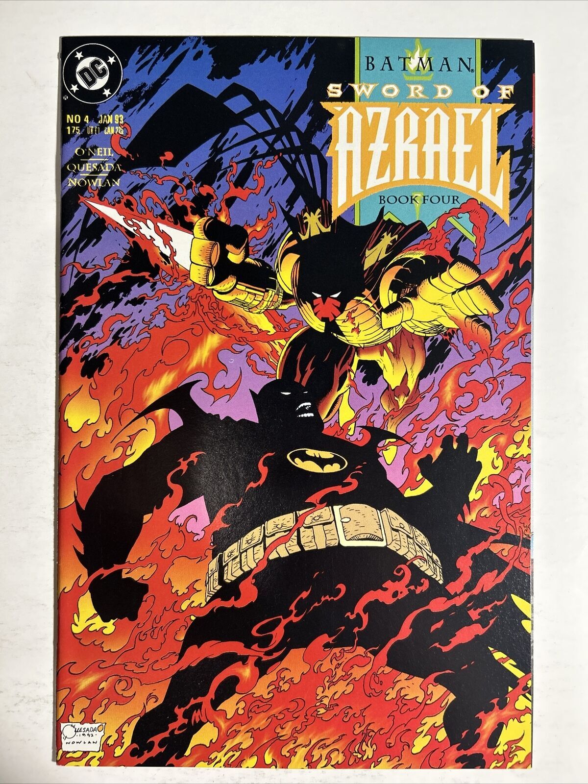 Batman Sword of Azrael Issues 1-4 (1 2 3 4) Joe Quesada Art Batman 1st ...