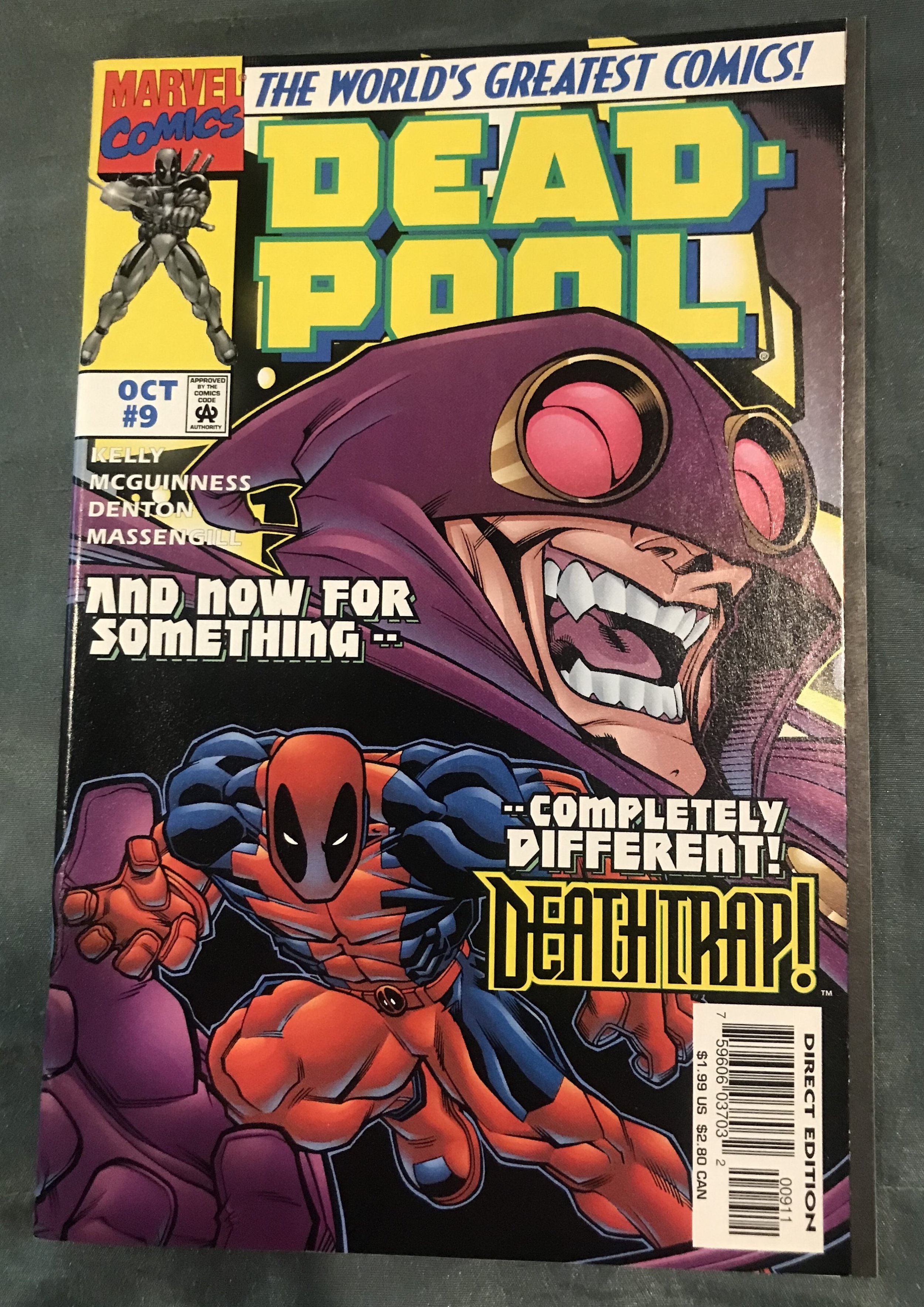 Deadpool #9 Newsstand Edition (1997) | Comic Books - Modern Age, Marvel ...