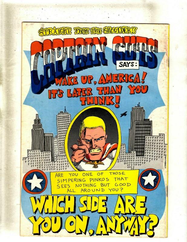 Captain Guts Comics # 1 Indy Underground Comic Book Comix Power Smash ...