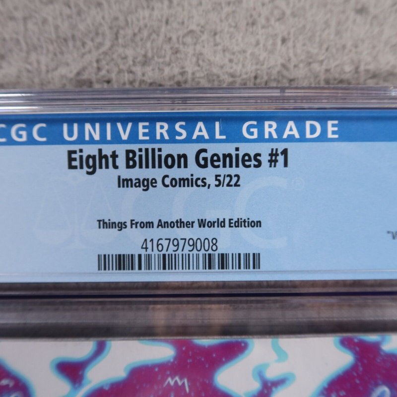 Eight Billion Genies 1 2022 Seth Adams TFAW Virgin Variant Amazon CGC 9 ...
