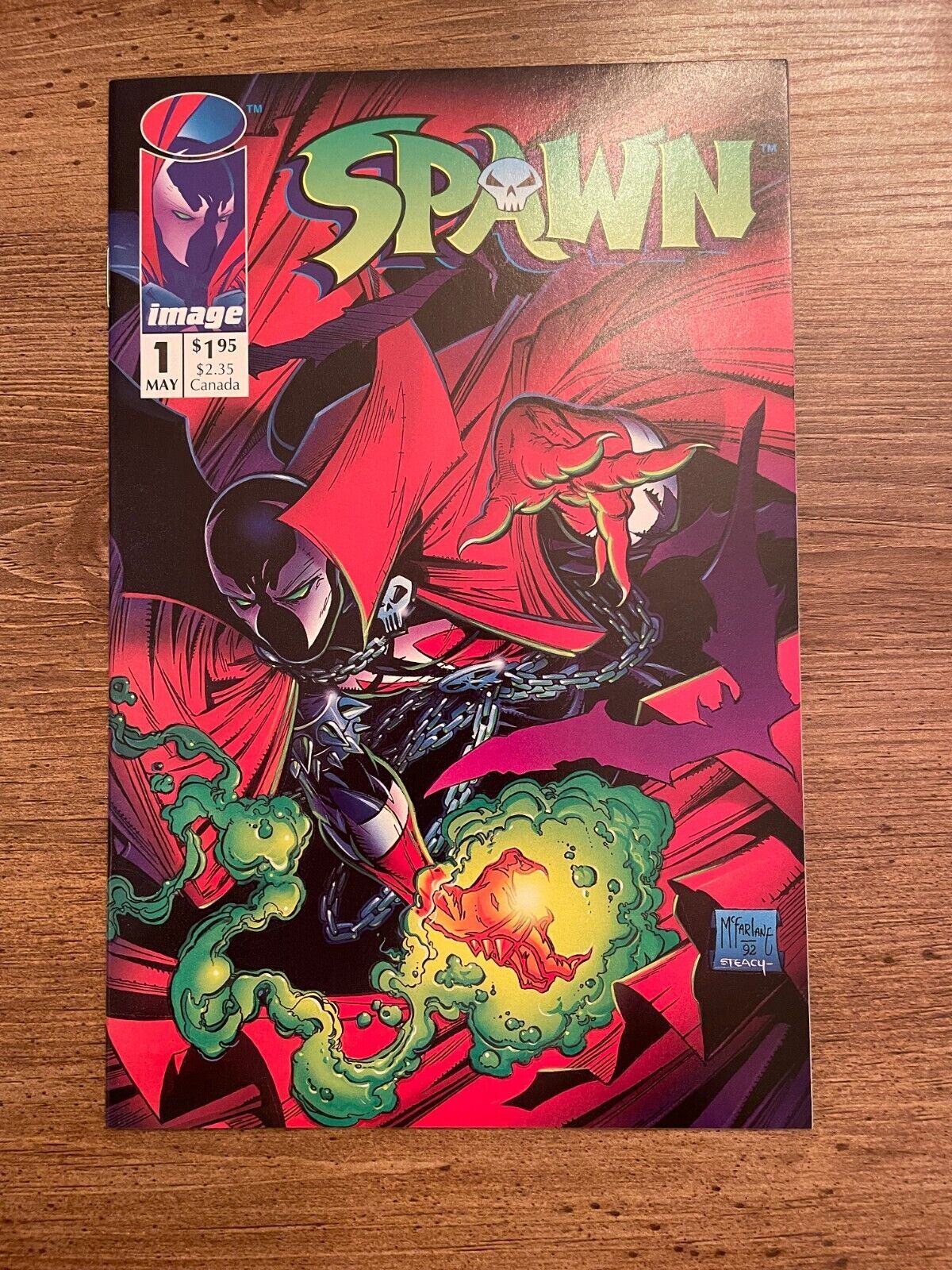 Spawn # 1 NM Image Comic Book Todd McFarlane Angela Clown Super-Hero ...