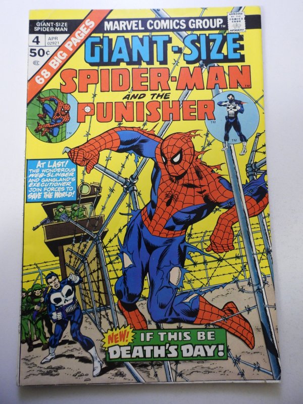 Giant-Size Spider-Man #4 (1975) VG/FN Condition 1/4" Tear FC | Comic ...