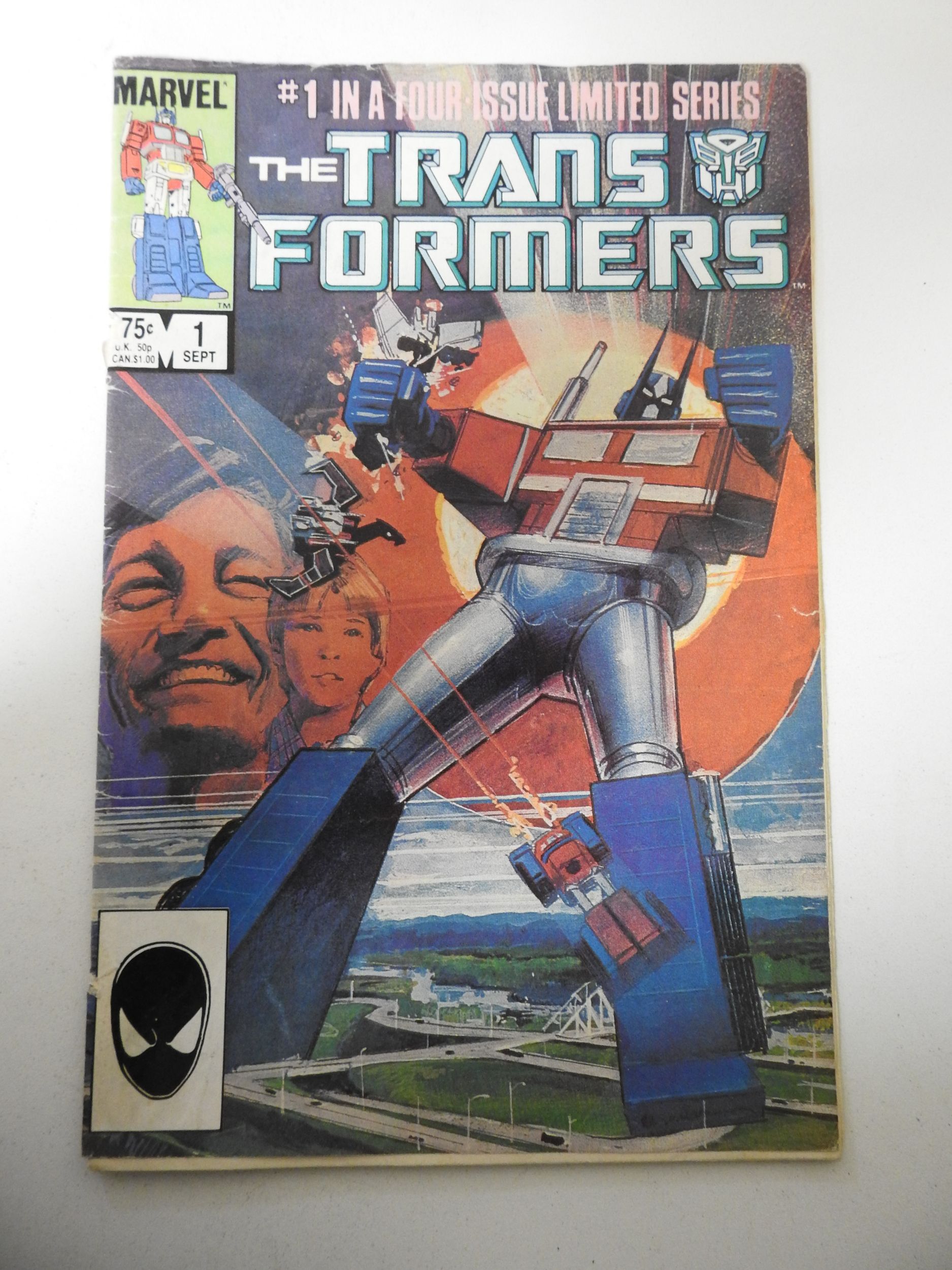 The Transformers #1 (1984) GD Condition Cover detached | Comic Books ...