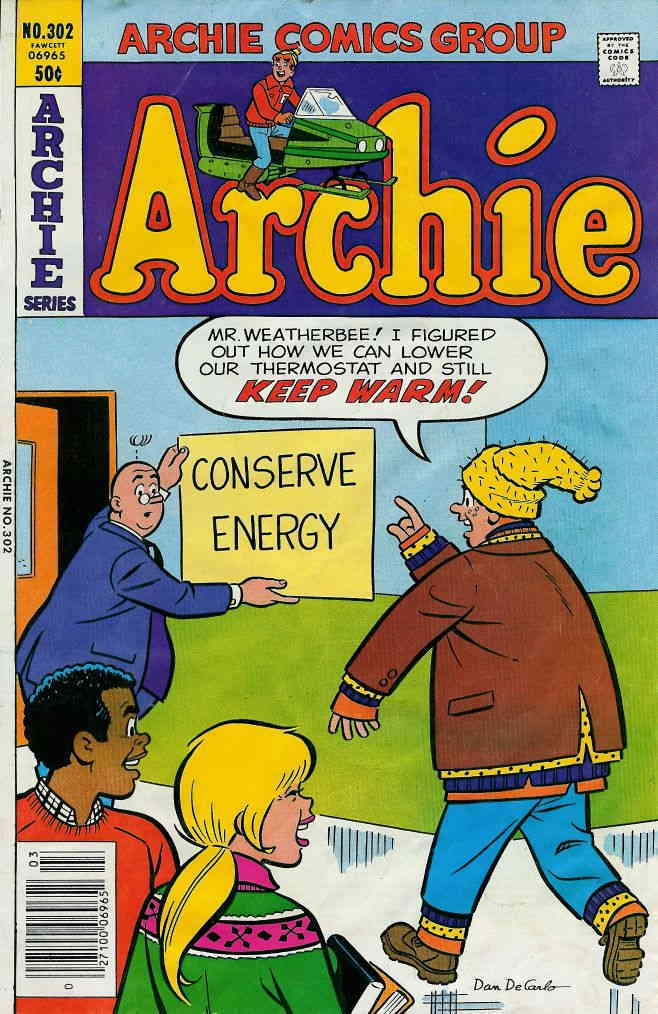 Archie #302 VG ; Archie | low grade comic March 1981 Energy ...